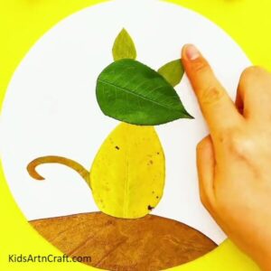 Creative Cat Drawing Using Fall Leaves Tutorial For Kids - Kids Art & Craft