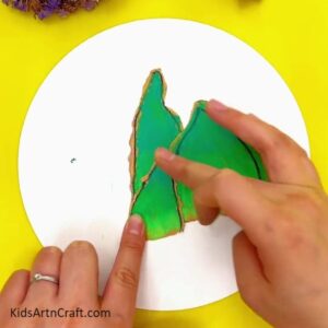 Creative Mountain Scenery Craft From Cardboard - Kids Art & Craft