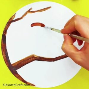 Creative Owl Painting Idea For Kids Step-by-step Tutorial - Kids Art ...