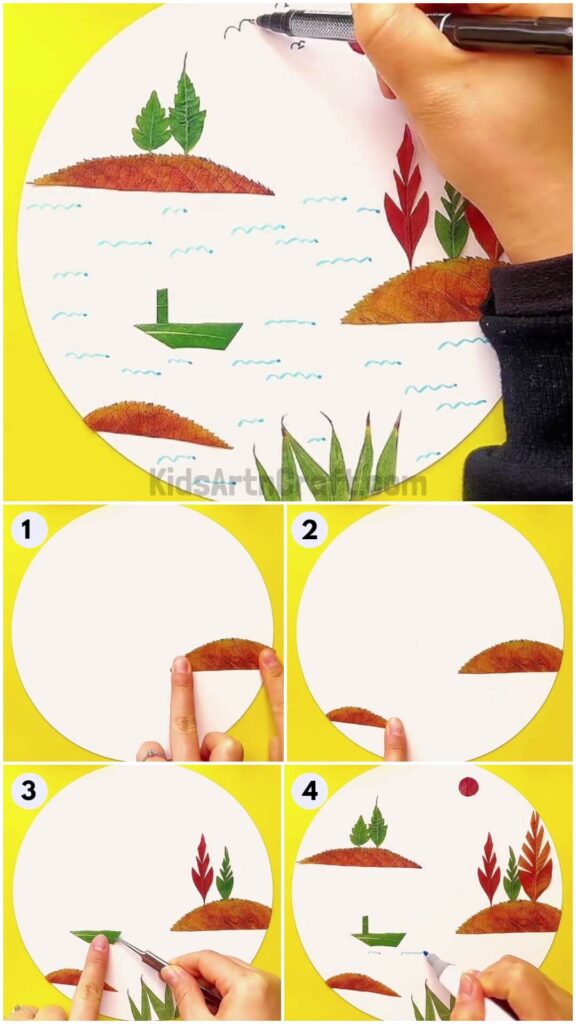 Creative Sea Rock Landscape Craft Tutorial For Kids - Kids Art & Craft