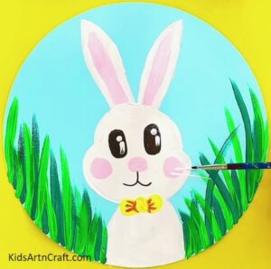 Cute Bunny Artwork Using Paint Tutorial For Kids - Kids Art & Craft