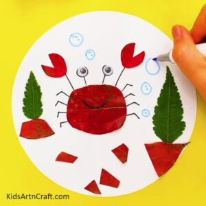 Cute Crab Underwater Scenery Step-by-step Craft Tutorial - Kids Art & Craft