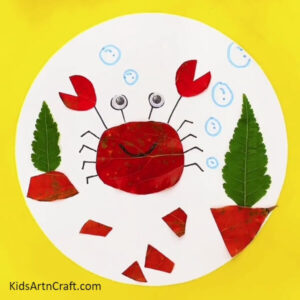 Cute Crab Underwater Scenery Step-by-step Craft Tutorial - Kids Art & Craft