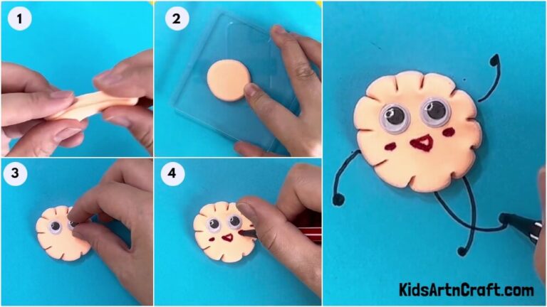 Cute Little Monsters From Clay Craft Tutorial - Kids Art & Craft