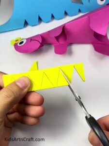 Cute Paper Dinosaur Craft Tutorial for Beginners - Kids Art & Craft