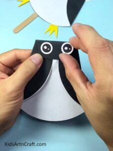 Cute Paper & Popsicle Stick Penguin Craft For Beginners - Kids Art & Craft