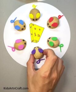 Cute Walnut Shell Mice Easy Craft Tutorial For Kids - Kids Art & Craft