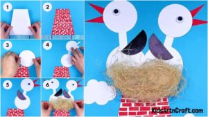 DIY Birds In Nest Craft Step-by-step Tutorial - Kids Art & Craft