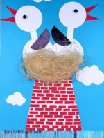 DIY Birds In Nest Craft Step-by-step Tutorial - Kids Art & Craft