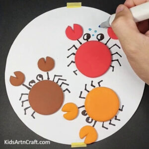 DIY Crabs Under Water Clay Artwork Craft Tutorial For Beginners - Kids ...