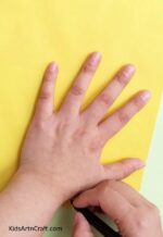 DIY Baby Duck Handprint Easy Craft For Kids - Kids Art & Craft