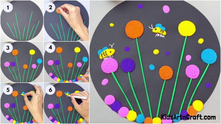 DIY Bees Clay Art Tutorial for Kids - Kids Art & Craft