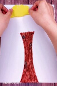 DIY Ginkgo Fall Leaf Tree Craft For Kids - Kids Art & Craft