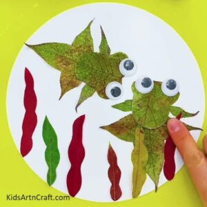 DIY Leaf Fish Underwater Scenery Craft Tutorial For Kids - Kids Art & Craft