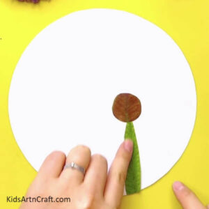 DIY Leaves Flower Garden With Butterfly Craft Tutorial - Kids Art & Craft