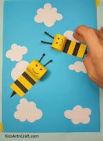 DIY Paper Bee Craft for Kids Step by Step Tutorial - Kids Art & Craft