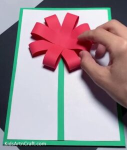 DIY Paper Strips Flower Craft Step by Step Tutorial - Kids Art & Craft