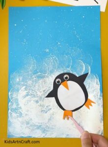 DIY Penguin Craft Step by Step tutorial for kids - Kids Art & Craft
