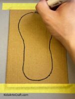 DIY Shoe lacing Craft Step by Step tutorial for kids - Kids Art & Craft