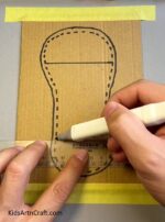DIY Shoe lacing Craft Step by Step tutorial for kids - Kids Art & Craft