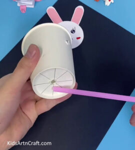 DIY Straw and Paper Cup Bunny Toy Craft Tutorial For Kids - Kids Art ...