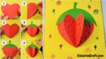 DIY Strawberry Craft Step-by-step Tutorial For Beginners - Kids Art & Craft