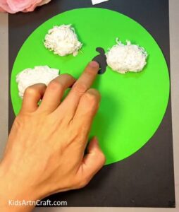 DIY Tissue Paper Sheep Artwork Easy Tutorial For Kids - Kids Art & Craft