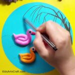 Ducks In Pond Craft Using Clay Cool Craft For Kids - Kids Art & Craft