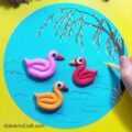 Ducks In Pond Craft Using Clay Cool Craft For Kids - Kids Art & Craft