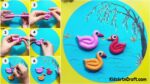 Ducks In Pond Craft Using Clay Cool Craft For Kids - Kids Art & Craft