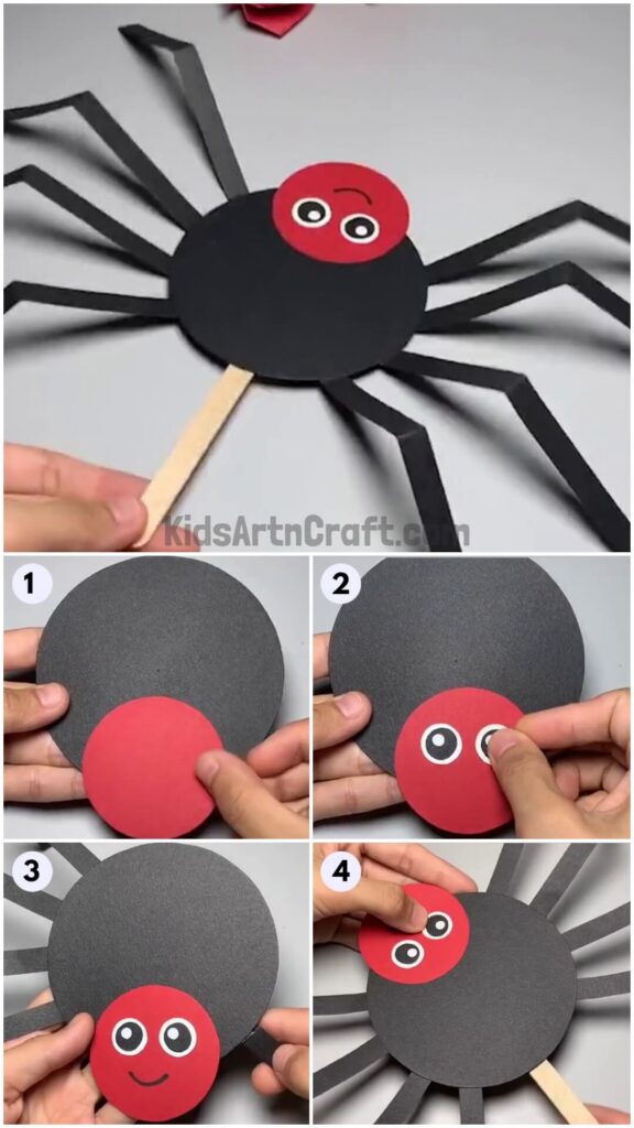 Easy and Fun Paper Spider Craft for Kids - Kids Art & Craft