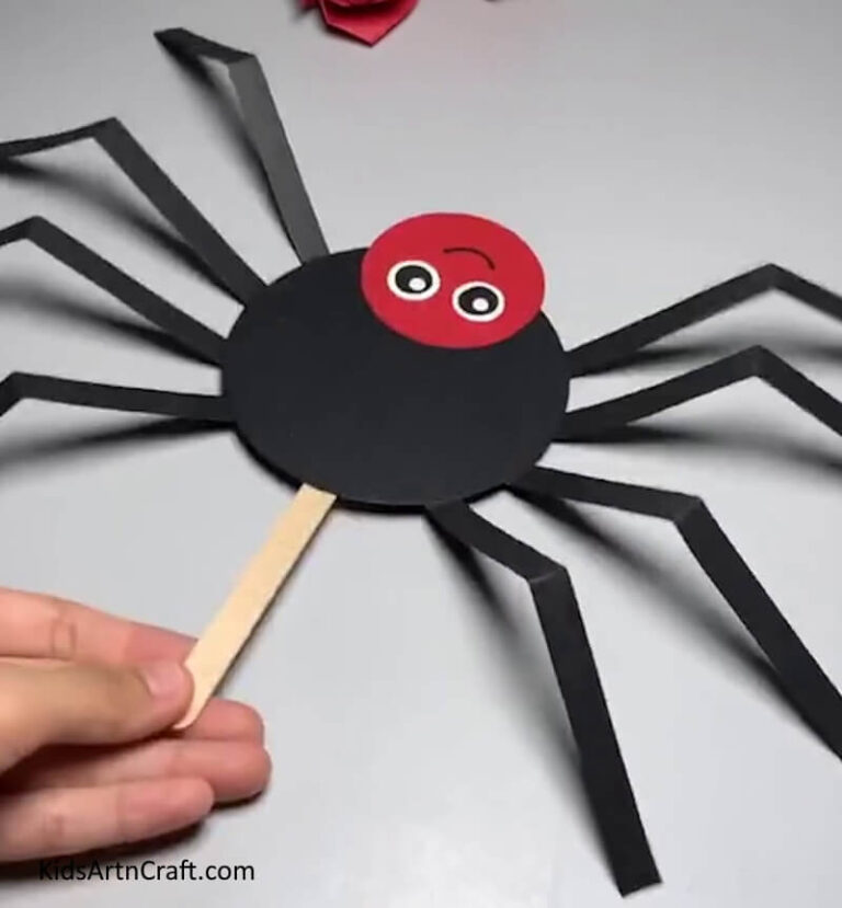 Easy and Fun Paper Spider Craft for Kids - Kids Art & Craft