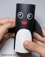 Cardboard Tube Penguin Craft Tutorial for Preschoolers - Kids Art & Craft