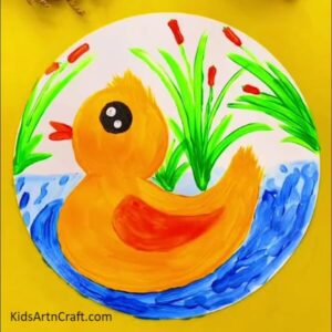 Easy Duck Painting Step-by-step Tutorial For Kids - Kids Art & Craft