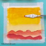 Easy Dusk Scenery Painting Step-by-step Tutorial For Kids - Kids Art ...