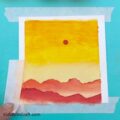 Easy Dusk Scenery Painting Step-by-step Tutorial For Kids - Kids Art ...