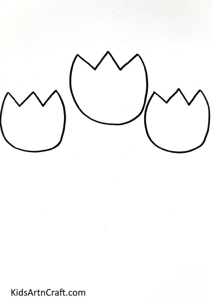 Easy Tulip Flower Painting Tutorial For Kids - Kids Art & Craft