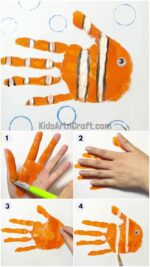Easy Handprint Fish Step-by-Step Craft Tutorial For Beginners - Kids ...