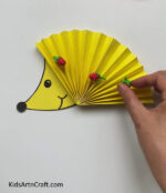 Easy Hedgehog Paper Craft For Kids - Kids Art & Craft