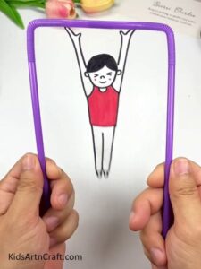 Easy Man Hanging On Rod Craft Using Straw Tutorial For Kids - Kids Art ...