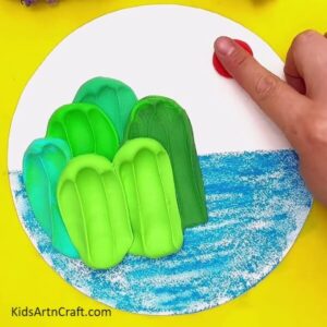 Easy Mountains In Sea Scenery Art-Craft Ideas For Kids - Kids Art & Craft