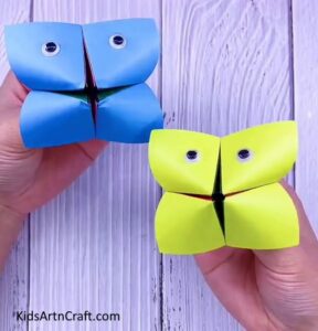Easy Origami Paper Paku Paku Step by Step Tutorial for kids - Kids Art ...