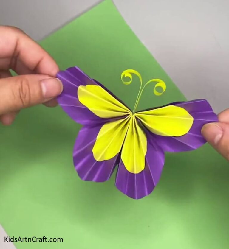 Easy Paper Butterfly Craft Tutorial For Kids - Kids Art & Craft
