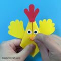 Easy Paper Hen Craft Tutorial For Beginners - Kids Art & Craft