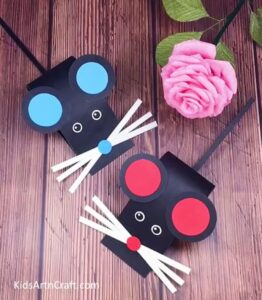 Easy Paper Mouse Craft Step by Step Tutorial for kids - Kids Art & Craft