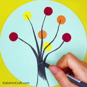 Easy Paper Tree Drawing Craft Step-by-step Tutorial - Kids Art & Craft