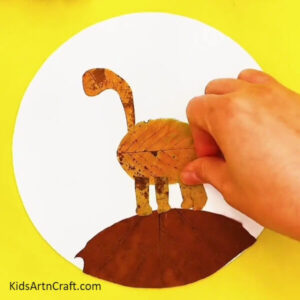 Fall Leaves Dinosaur Landscape Craft Tutorial For Kids - Kids Art & Craft