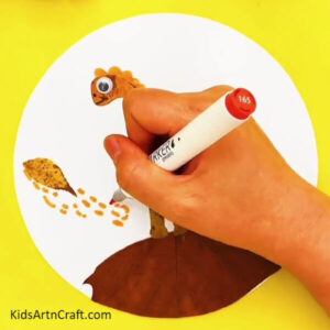 Fall Leaves Dinosaur Landscape Craft Tutorial For Kids - Kids Art & Craft