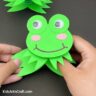 Fun Jumping Frog Paper Craft For Kids - Kids Art & Craft