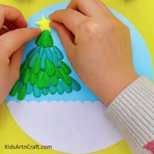 Handmade Christmas Scenery Craft Using Pistachio And Peanut Shell ...